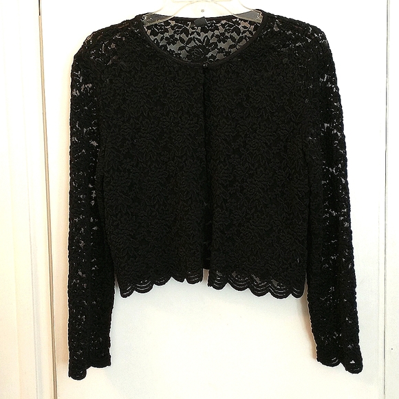 Dress Barn | Sweaters | Elegant Short Lace Jacket By Dress Barn | Poshmark